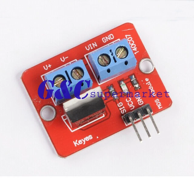 10PCS NEW MOSFET Button IRF520 MOSFET Driver Module for Raspberry pi ...