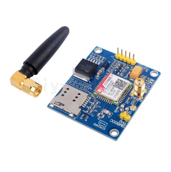 SIM800C DEVELOPMENT BOARD Quad-Band GPRS GSM Bluetooth Module w/Antenna ...