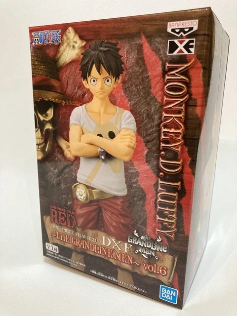 FIGURINE LUFFY ONE Piece FILM ROUGE DXF THE GRANDLINE HOMMES vol.6 ...