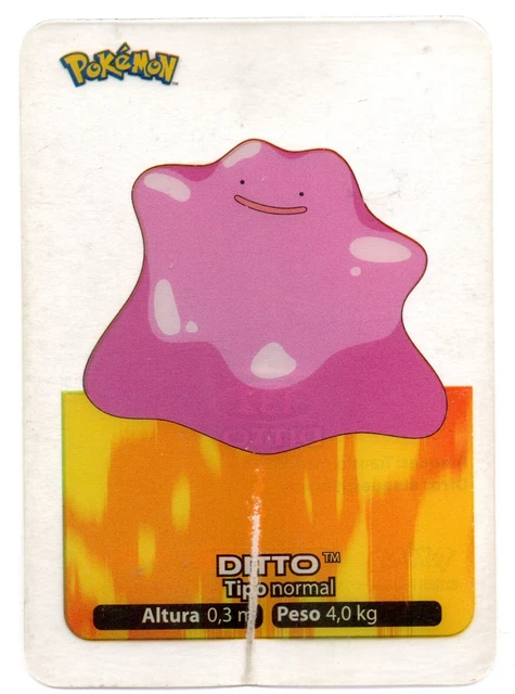 DITTO #132 LAMINCARD Coleccion Pokemon Lamincards 2005 Edibas (Usada ...