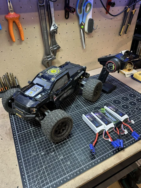 RLAARLO CARBON TERMINATOR V2 Brushless 1:10 3S LiPo servo upgrade plus ...
