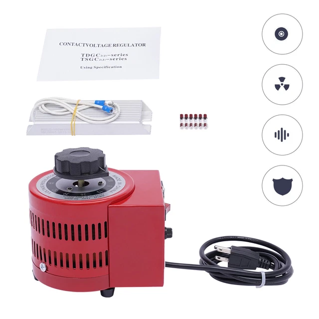 5 Amp Variac Transformer Variable Ac Voltage Regulator Metered 500va 0