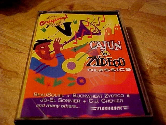 CAJUN AND ZYDECO Classics Cassette Vintage 1997 Flashback Records ...