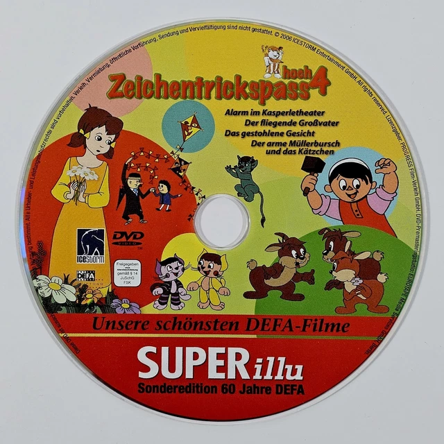 DDR CHILDREN'S ANIMATION CARTOON FUN Punch and Judy Show Devil Pancakes ...