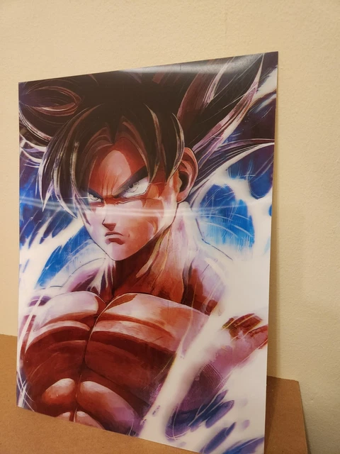 GOKU ULTRA INSTINCT Sign 3D Lenticular Effect-Dragon Ball Super Poster ...