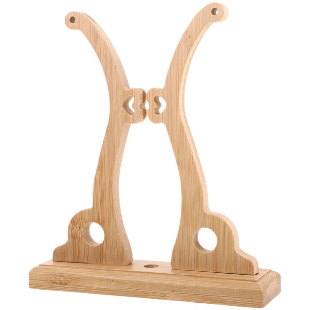 VINTAGE CHINESE FAN Stand Wooden Display Rack for Folding Fans £10.65 ...
