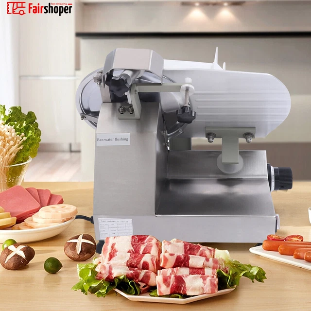 COMMERCIAL KITCHEN ELECTRIC Meat Cutter Slicer Flesh Shredding Cutting ...