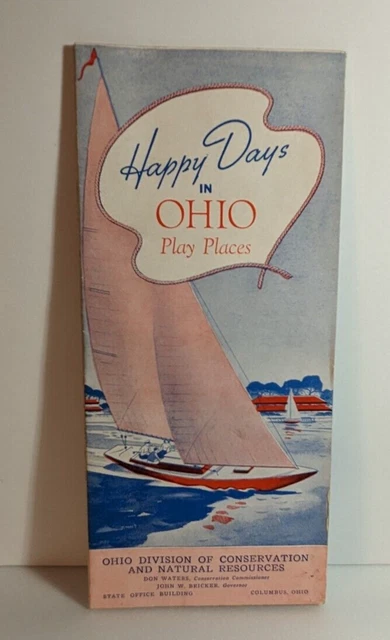 VINTAGE COLLECTIBLE PAPER Brochure Happy Days In Ohio Play Places ...