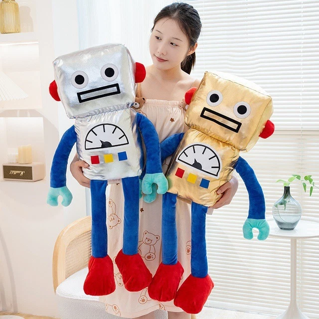 CARTOON ROBOT PLUSH Toy With Pp Cotton Filling For Kids Comfort And ...