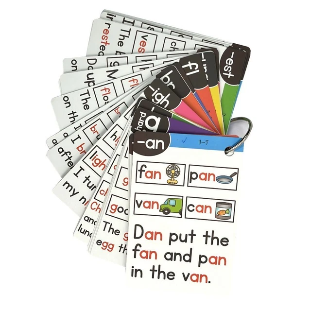 CVC WORDS PHONICS Learning Flashcards for Children $19.40 - PicClick AU