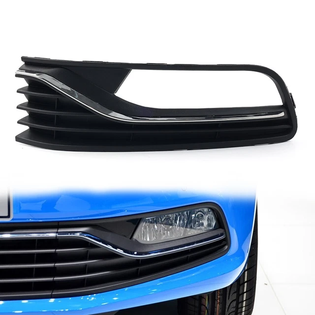 FRONT BUMPER LOWER Fog Light Grill Fit VW Polo V Hatchback 6R 2014-2017 ...