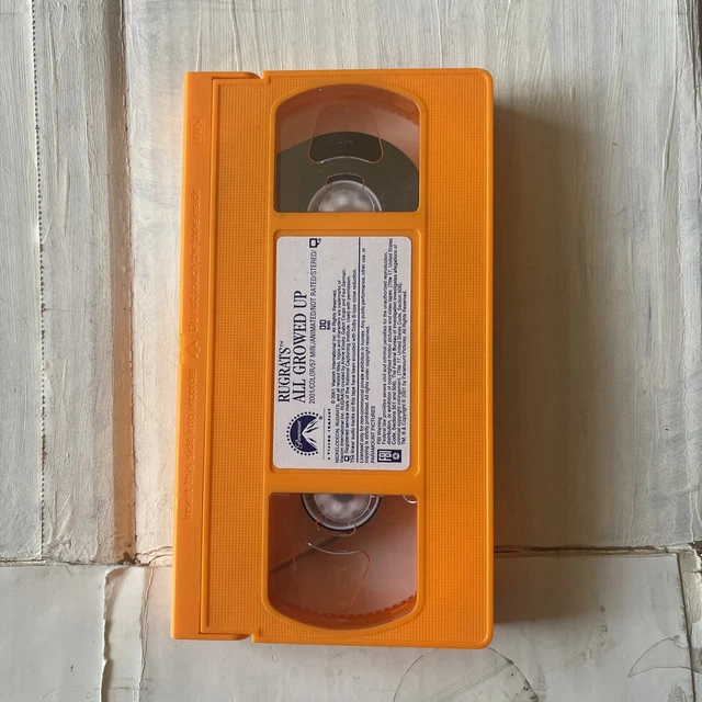 THE RUGRATS MOVIE VHS Clamshell Orange Nickelodeon VHS Tape Children's ...