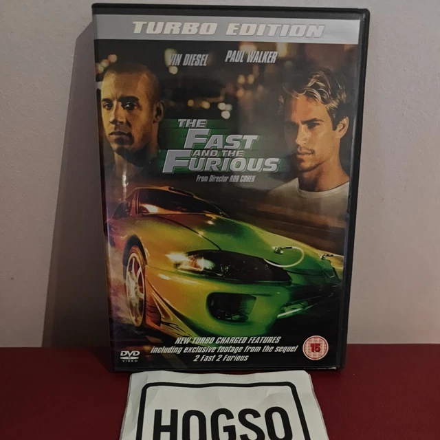 THE FAST AND The Furious Turbo Edition (DVD 2003) Classic American ...