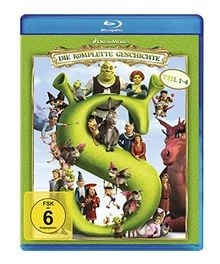 SHREK 1-4 - Die komplette Geschichte [Blu-ray] von n... | DVD | Zustand ...