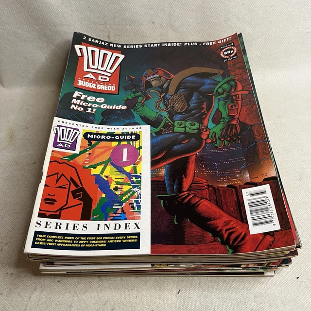 2000 AD JUDGE Dredd 1992 Comic Book Collection Lot X 34 Vintage No ...