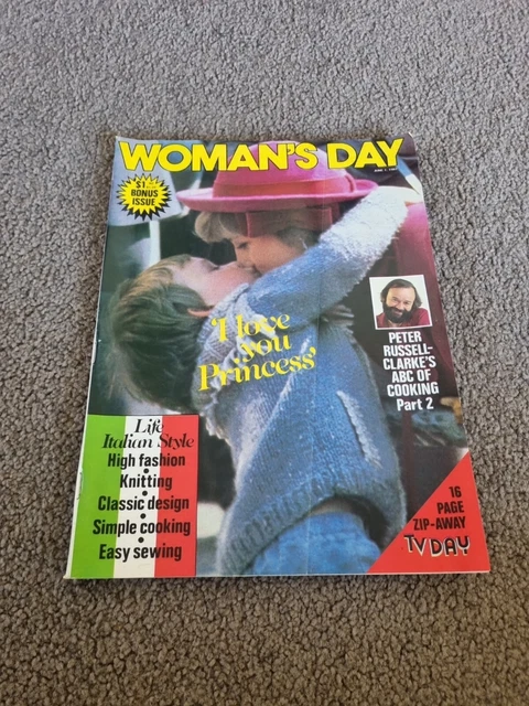 WOMAN'S DAY MAGAZINE June 1982-Princess Diana-Dame Edna $30.00 ...