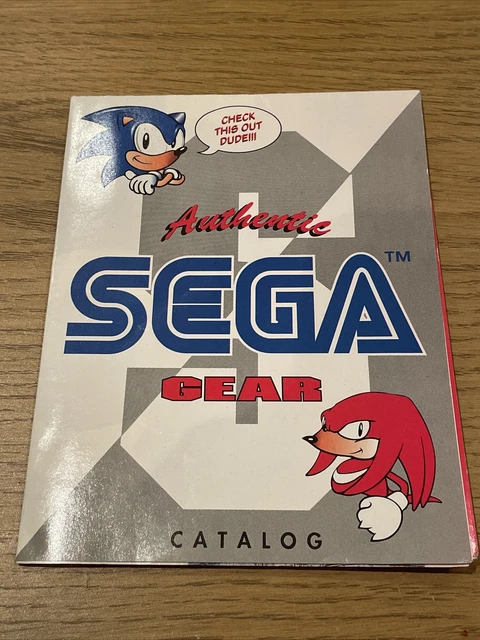SONIC THE HEDGEHOG 1994 Gear Catalog Leaflet Official Rare Collectable £10.00 - PicClick UK