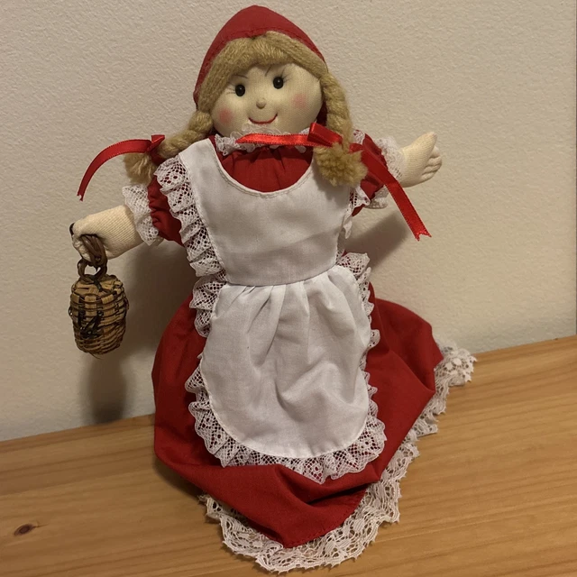 Vintage Little Red Riding Hood Big Bad Wolf Grandma 3 In 1 Topsy Turvy 2798