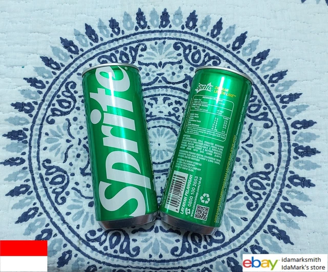 EMPTY SPRITE CAN INDONESIA Tall 250ml Coca-Cola 2023 Collect Asia 6 ...