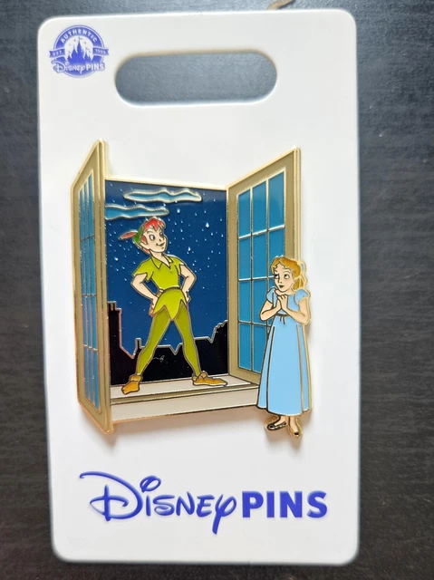 AUTHENTIC DISNEY PARKS Pin Peter Pan in Window With Wendy London ...