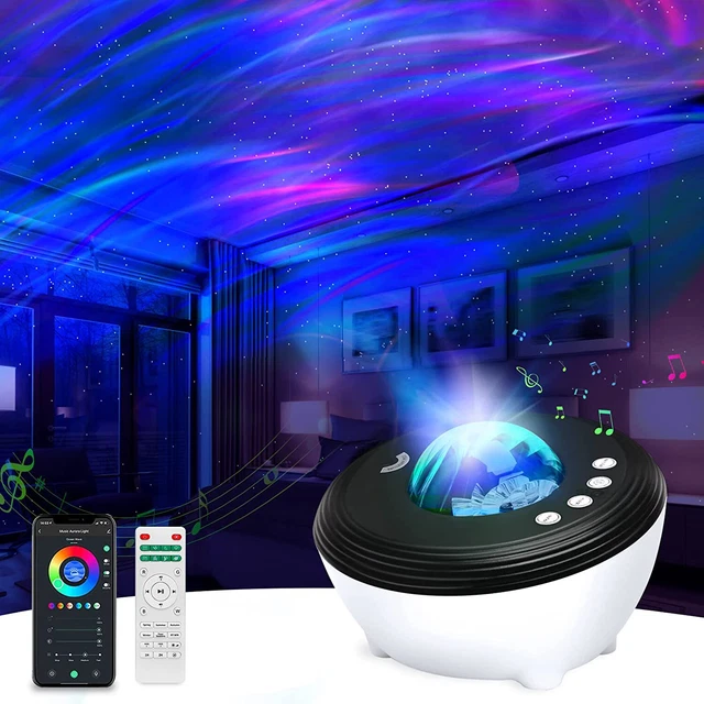 3D AURORA LED Starry Sky Star Projector Light Nebula Night Lamp Galaxy ...