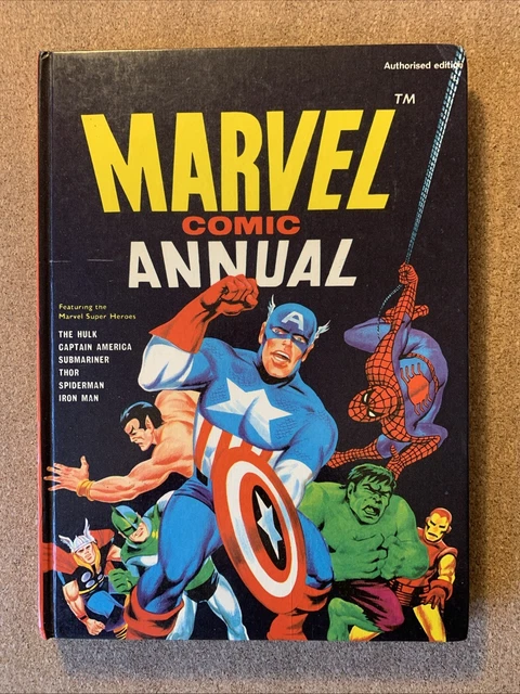 MARVEL COMIC ANNUAL 1969 VGC Very 1st All Marvel UK Annual 94 pages ...