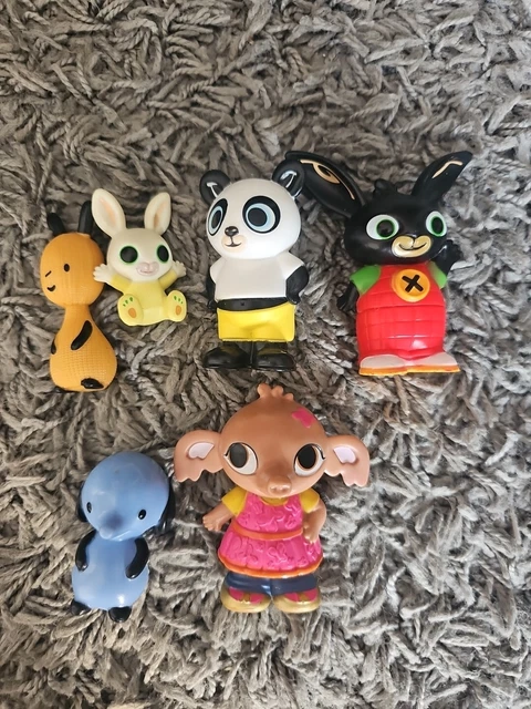 BING FIGURE BUNDLE CBeebies 6 Characters Bing Pando Sula Flop £14.95 ...