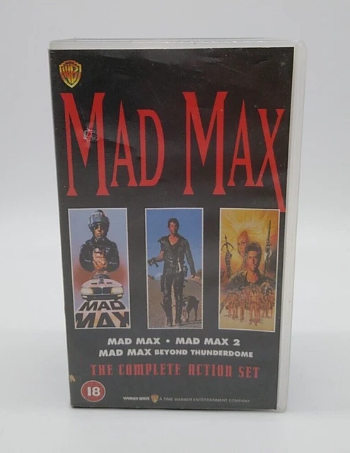 MAD MAX THE Complete Action Set Trilogy VHS Tapes - 1994 - Rated 18 £15 ...