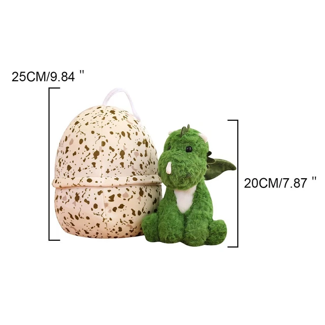 DINOSAUR EGG 2 in 1 Dinosaur Plush Toy Set Friends Birthday Gifts Child ...