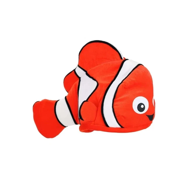 DISNEY PIXAR FINDING Dory Finding Nemo Plush Hat Adjustable Clown Fish ...