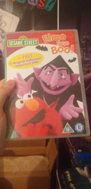 SESAME STREET ELMO says boo dvd £3.93 - PicClick UK