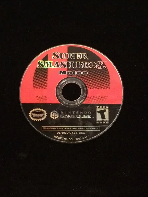 SUPER SMASH BROS Melee Nintendo GameCube 2001 GAME DISC ONLY Tested ...