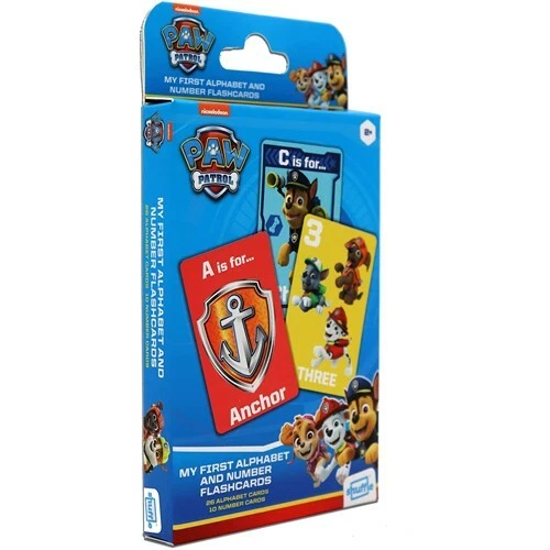 PAW PATROL ALPHABET & Number Flashcards . Word & Number Learning Games ...