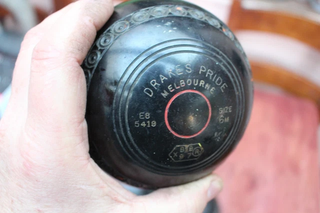 4 X DRAKES Pride Melbourne Lawn Bowls size 6M (1.522kg) £32.99 ...