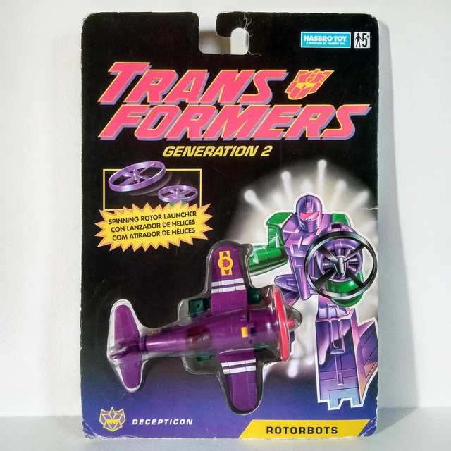 TRANSFORMERS G2: BLITZ / Ransack (Rotorbots / Rotor Force) Hasbro 1993 ...