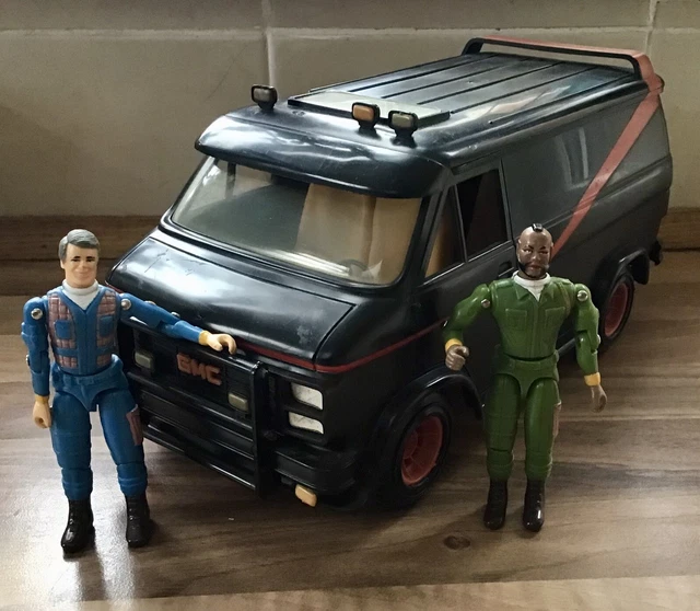 A-TEAM TACTICAL VAN PLAY SET (B.A.s VAN) INCLUDING BA & HANNIBAL ...