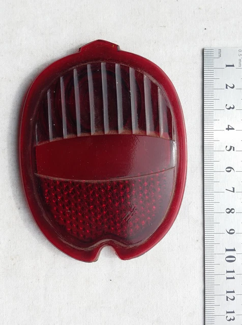 VINTAGE RED TAIL Light Lens Willys Hudson Oakland Buick Dodge Ford ...