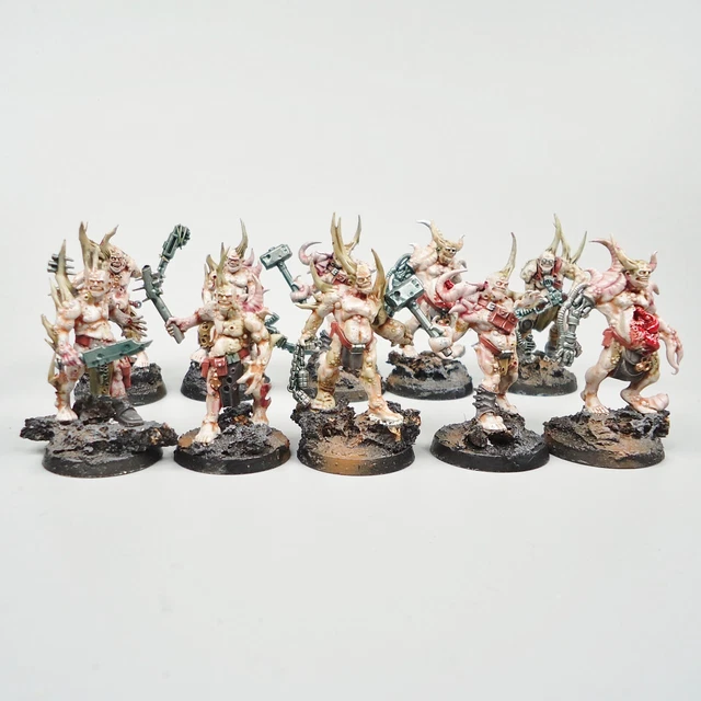 WARHAMMER 40K ARMY Death Guard Poxwalkers x10 Painted EUR 55,30 ...