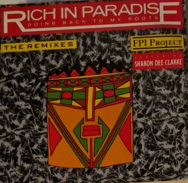 CD 2 TITRES de RICH IN PARADISE par FPI PROJECT - Fin des Années 80 EUR ...