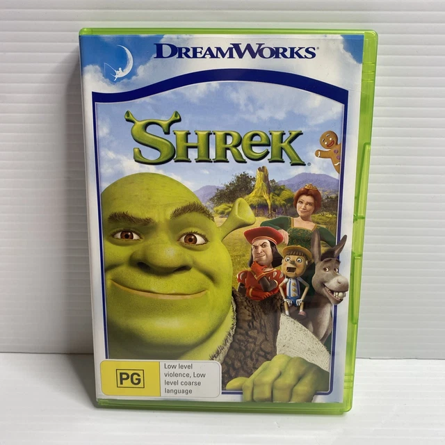 SHREK DVD BUNDLE (Shrek 1, 2, 3 The Third & Shrek the Halls) Region 4 ...