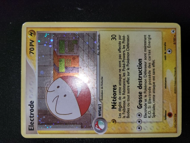 CARTE POKEMON ELECTRODE 5/101 Holo Bloc EX Légendes Oubliées FR EUR 13 ...