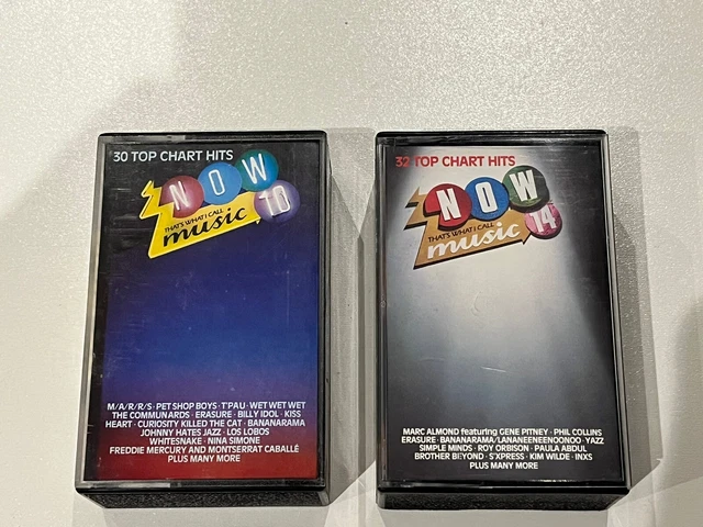 NOW THATS WHAT i call music 10 And 14 Cassette Tapes £14.99 - PicClick UK
