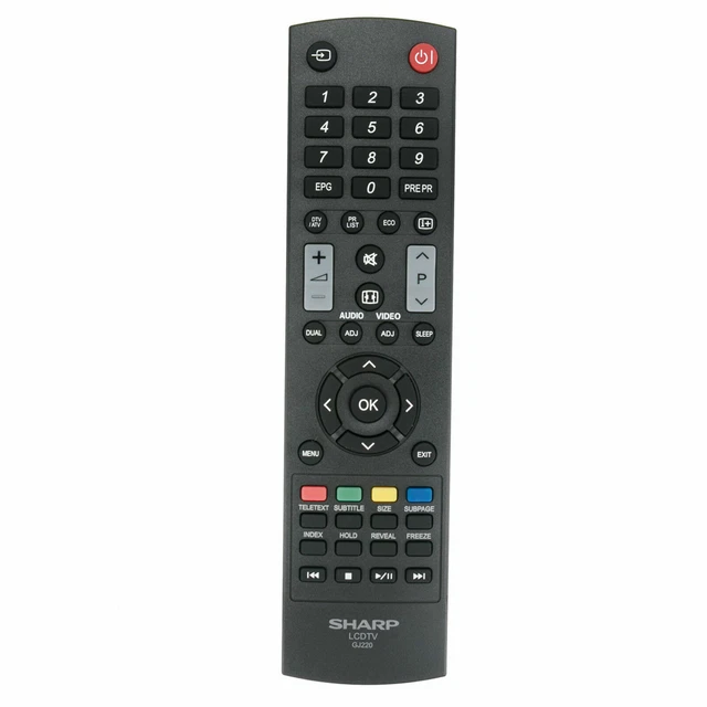 NUEVO ORIGINAL PARA Sharp GJ220 LCD TV Audio Video Control Remoto ...