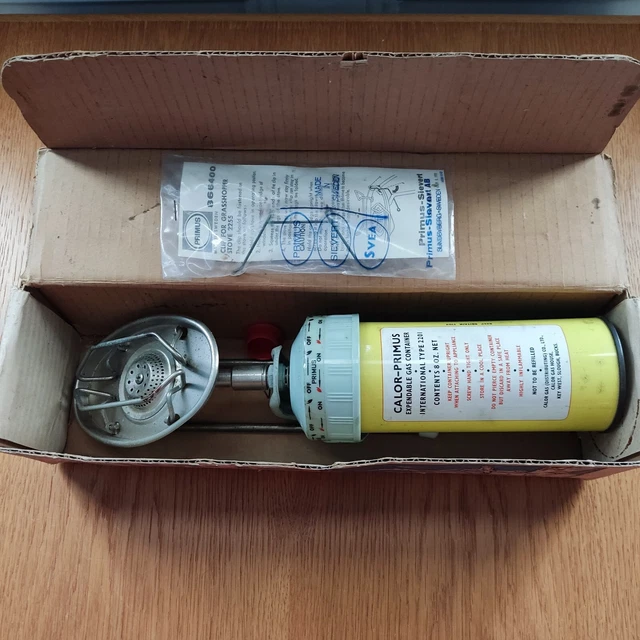 PRIMUS 2255 GRASSHOPPER Single Burner Butane boxed gas Camping Fishing ...