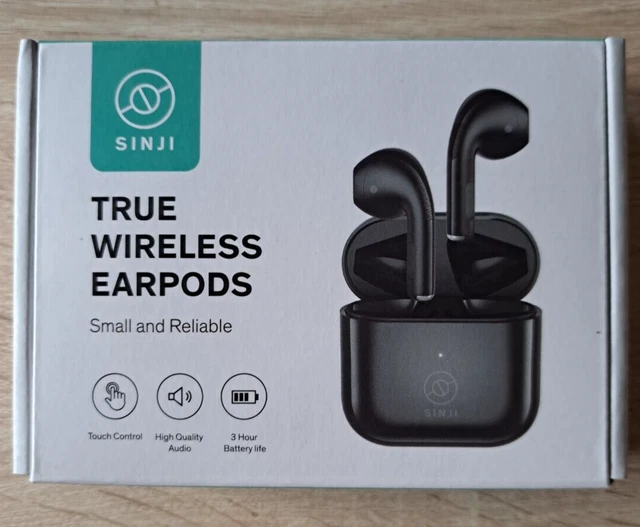 SINJI TWS OHRHÖRER Earpods Earbuds - Bluetooth & USB-C EUR 30,00 ...