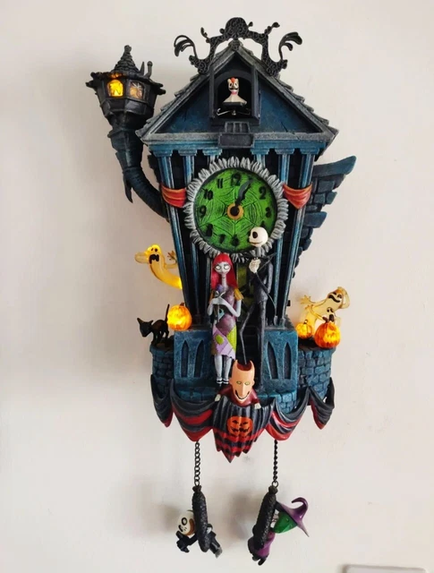 DISNEY TIM BURTONS The Nightmare Before Christmas Cuckoo Clock Bradford ...