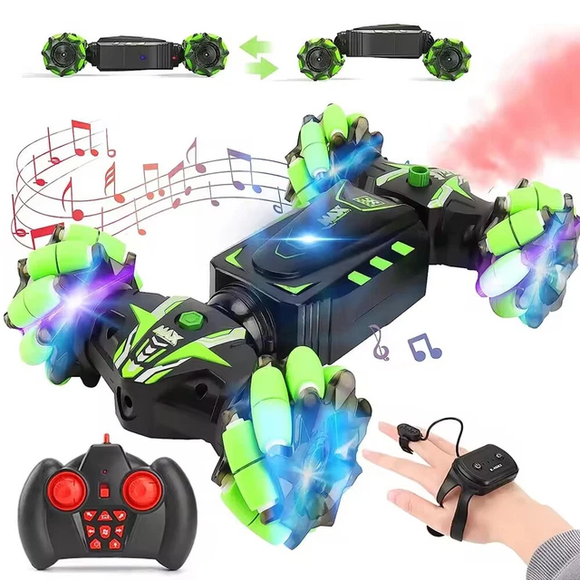 REMOTE CONTROL CAR Hand Gesture Controlled Car 360° RC Stunt Car with ...