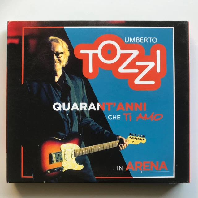 CD UMBERTO TOZZI quarant’anni che ti amo - in Arena 2 cd + 1 dvd ...