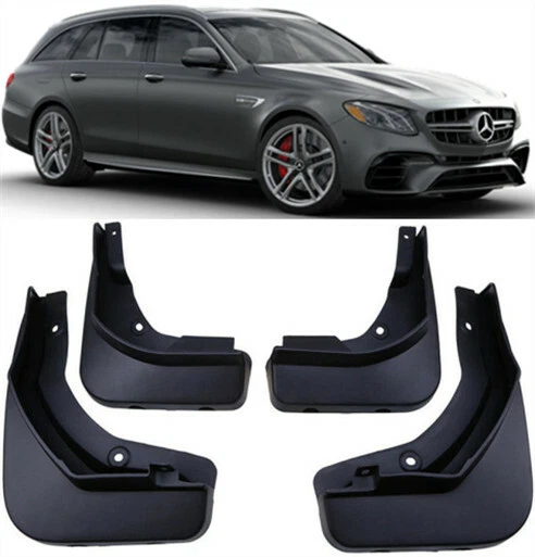GENUINE SPLASH GUARDS Mud Flaps For 2017-2023 Mercedes Benz E Class AMG ...