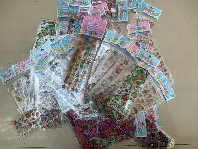 RANDOM 1 SHEET Stickers Teacher Rewards Kids Children Crafts Kids Gift ...
